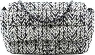 Chanel Sac bandouli&egrave;re &agrave; rabat en tweed Pre-owned - Femme - Pre-owned - Multicolore - Taille: ONE Size