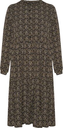 Noella Porter Lipe Kleid in Schwarz/Mehrfarbig