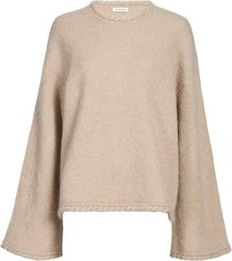 By Malene Birger Pull col rond en laine m&eacute;lang&eacute;e