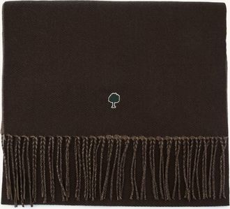 Faguo Echarpe marron et taupe