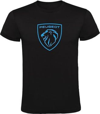 Generico T-Shirt Noir pour Fans de Voitures de Sport françaises - Logo Bleu, Noir, XXL