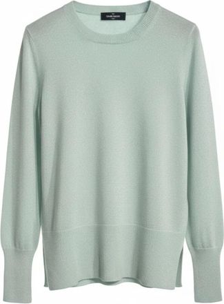 Gran Sasso Femme, Pulls, Vert, Taille: 34 FR Pull ras du cou 58202