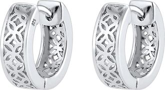 Elli PREMIUM Ohrringe Damen Creole Ornament in 925 Sterling Silber