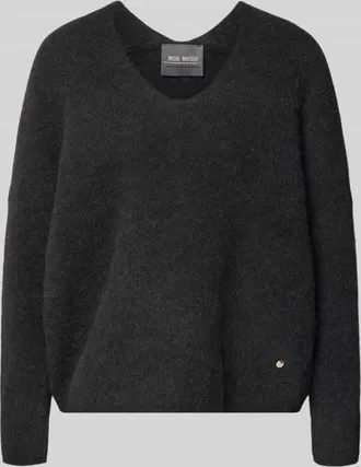 Mos Mosh Oversized Strickpullover mit gerippten Abschlüssen Modell THORA