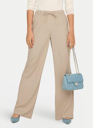 Only Stoffhose Goa 15363676 Beige Straight Fit