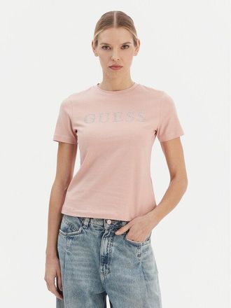 Guess T-Shirt V6RI20 J1314 Rosa Regular Fit
