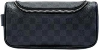 Louis Vuitton Pre-owned Damier Canvas Pouch - Homme - Pre-owned - Noir - Taille: ONE Size