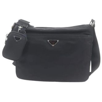 Prada unisex, Pre-owned, Noir, Taille: ONE Size Pochette bandouli&egrave;re vintage Pre-owned