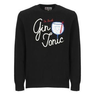 Saint Barth Blauer Wollmisch-Crewneck-Pullover - - Knitwear - Herren - Blau - XL