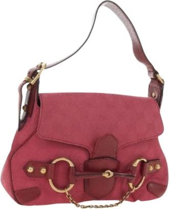 Gucci Sac bandouli&egrave;re en toile GG Pre-owned - Femme - Pre-owned - Rose - Taille: ONE Size
