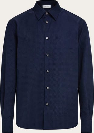 Ferragamo Herren Ferragamo Monogram shirt Schwarz