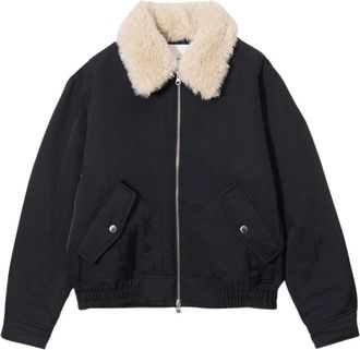 Dunst Homme, Vestes, Noir, Taille: S Blouson aviateur minimaliste rembourré