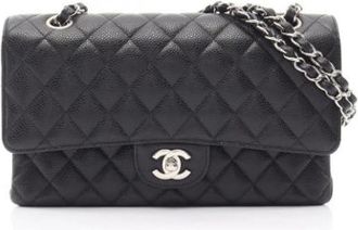 Chanel Sac d&eacute;paule vintage doccasion - Femme - Pre-owned - Noir - Taille: ONE Size
