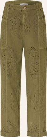 BA&SH Ba&Sh 7/8-Hose Giany gruen