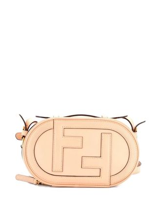 Fendi OLock Camera Bag Leather Mini crossbody bag - Tons neutres
