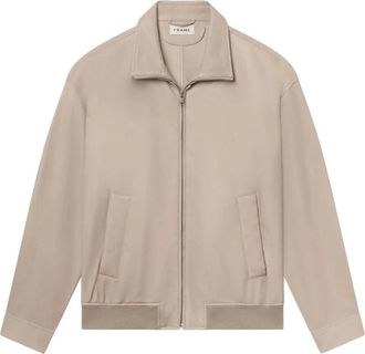 Frame Denim Blouson Bomber en Cuir - Homme - Vestes - Beige - Taille: L