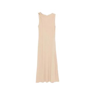 Joseph Arty Dress Knit Pliss - - Dresses - Damen - Beige - M