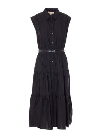 Michael Michael Kors Robe Au Genou - Noir