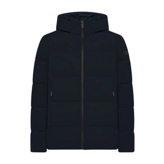 Roberto Ricci Design Rrd, Homme, Vestes, Bleu, Taille: 2XL Veste en duvet moyenne avec capuche