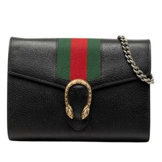 Gucci Sac bandouli&egrave;re vintage doccasion - Femme - Pre-owned - Noir - Taille: ONE Size