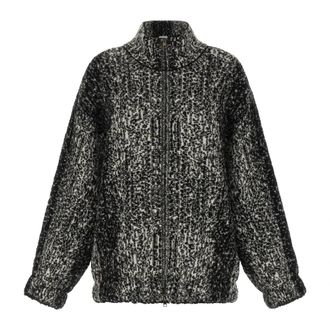 Nude Boucl&eacute; Bomberjacke - - Jackets - Damen - Mehrfarbig - M