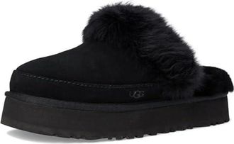 UGG Pantoufles Disquette Chalet Femme, noir, 36 EU