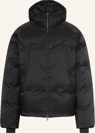 Yohji Yamamoto Daunenjacke Mit Abnehmbarer Kapuze schwarz