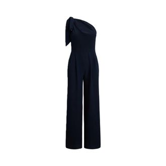 Ralph Lauren Zeresh Jumpsuit Satin Face Crepe - - Jumpsuits & Playsuits - Damen - Blau - XS