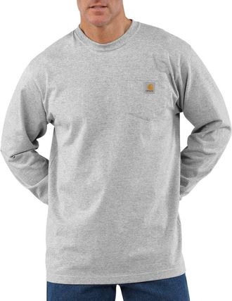 Carhartt Work in Progress Longsleeve K126 WORKWEAR POCKET L/S (1-tlg)