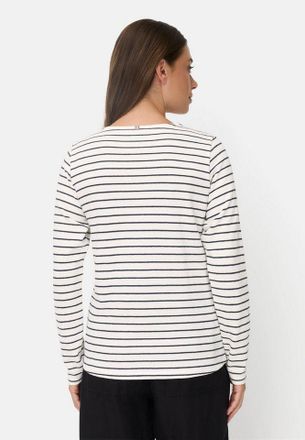 Camel Active Langarmshirt mit Seitenschlitzen Langarm