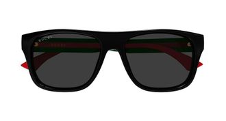 Gucci GG2119S Web-Striped Acetate Sunglasses - Black