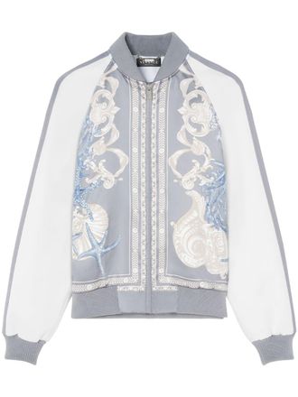 Versace veste teddy Barocco Sea - Bleu