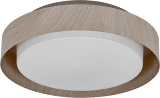 Osram ORBIS MADRID Deckenleuchte 290mm, holzfarben, E27-Sockel, kann mit smarter Lampe best&uuml;ckt werden, modernes Design, Metallgeh&auml;use, geeignet f&uuml;r Innenr&auml;