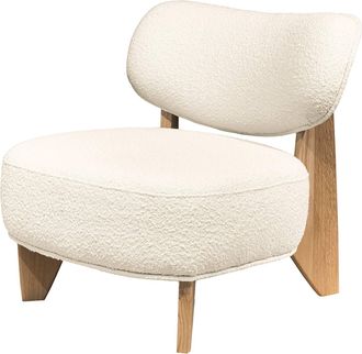 Studio Copenhagen home24 Sessel SOMATE Beige Bouclé Stoff Asta 70 x 72 x 79cm