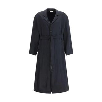 Fear of God Homme, Manteaux, Noir, Taille: S Trench-coat classique en m&eacute;lange de lyocell