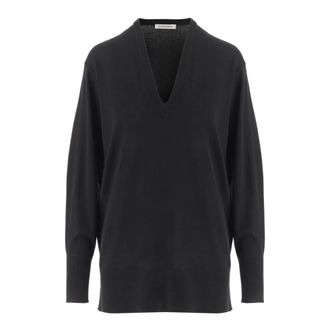 By Malene Birger V-Ausschnitt Pullover - - Knitwear - Damen - Schwarzk - S