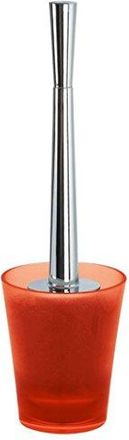 Spirella Toilettenb&uuml;rste Max Light Hochwertig mit hygienischem Beh&auml;lter Orange