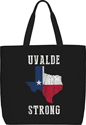 Generic Sac De Courses Priez Pour Le Texas, Uvalde Strong Sac Femme Plage Lavables Pliable Sacs &Agrave; Main, Pour Burea, Voyage, Femmes, &Eacute;cole