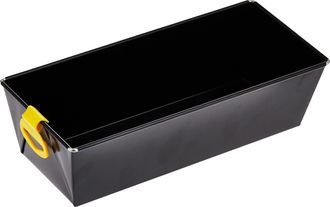 Metaltex Superior Kastenform, Blech, PTFE, schwarz, 25cm