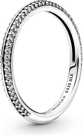 Pandora ME Ring Pavé silber, Zirkonia 199679C01 50