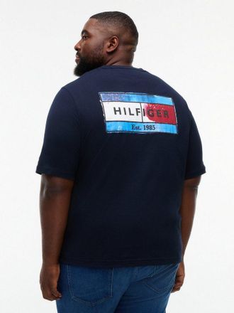 Tommy Hilfiger Big & Tall T-Shirt BT-BACK FLAG GRPHIC mit R&uuml;ckenprint, normale Passform