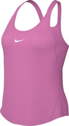 Nike Nike Damen One CLSC Df Strpy Tank T-Shirt, Playful Pink/White, L