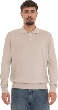 HUGO BOSS Homme, Tops, Gris, Taille: M Asac-pl Polo Long Sleeves