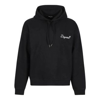 Dsquared2 D2 Signature Relax Fit Sweatshirt - - Sweatshirts & Hoodies - Herren - Schwarzk - M