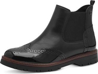 s.Oliver Damen Stiefeletten ohne Absatz Elegant Vegan, Schwarz (Black), 37 EU