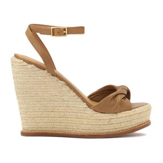 Kazar Ledersandalen mit Anker und Plateau - - Shoes - Damen - Braun - 40 EU