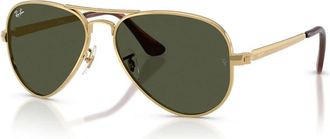 Ray-Ban unisex, Accessoires, Jaune, Taille: 58 MM Aviator Max Rb3925