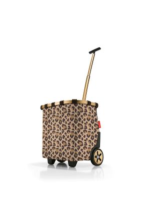 Reisenthel Einkaufstrolley Carrycruiser frame leo macchiato, Kunststoff, 40 L, 42x47.5x32 cm, Innentasche, wasserabweisend, h&ouml;henverstellbarer Griff, Leichtlaufr