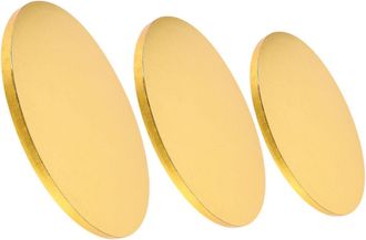 Aboofan 3 Stück Kuchenbrett Büfett Kuchenformen Kuchenplatte Kuchenstand gestufter Tablettständer cakeboards Cake Board Tortenkarton dekorative Tortenplatten 