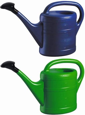 Kova&T 2X Gießkanne 5L BLAU + GRÜN + 1x KÜHLSCHRANKMAGNET! Gießkannen Kunststoff für groß & klein, Garten & Zimmerpflanzen Gieskanne Gieskannen Giesskanne 5 